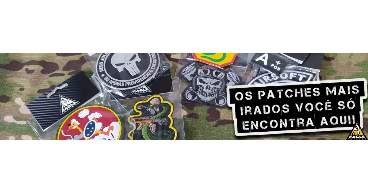 Eagle Patches - Emborrachados e Bordados