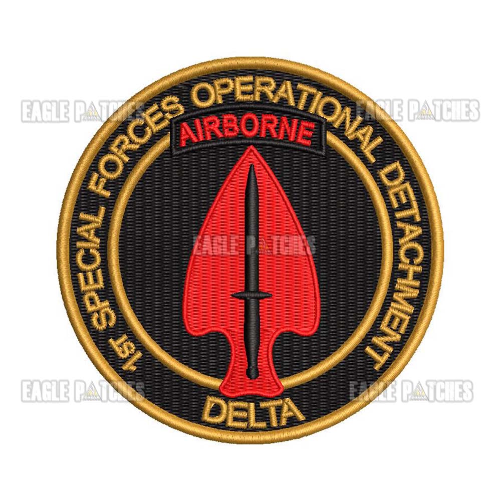 Patch Bordado 1st Special Forces Operational Detachment Delta Force AIRBORNE