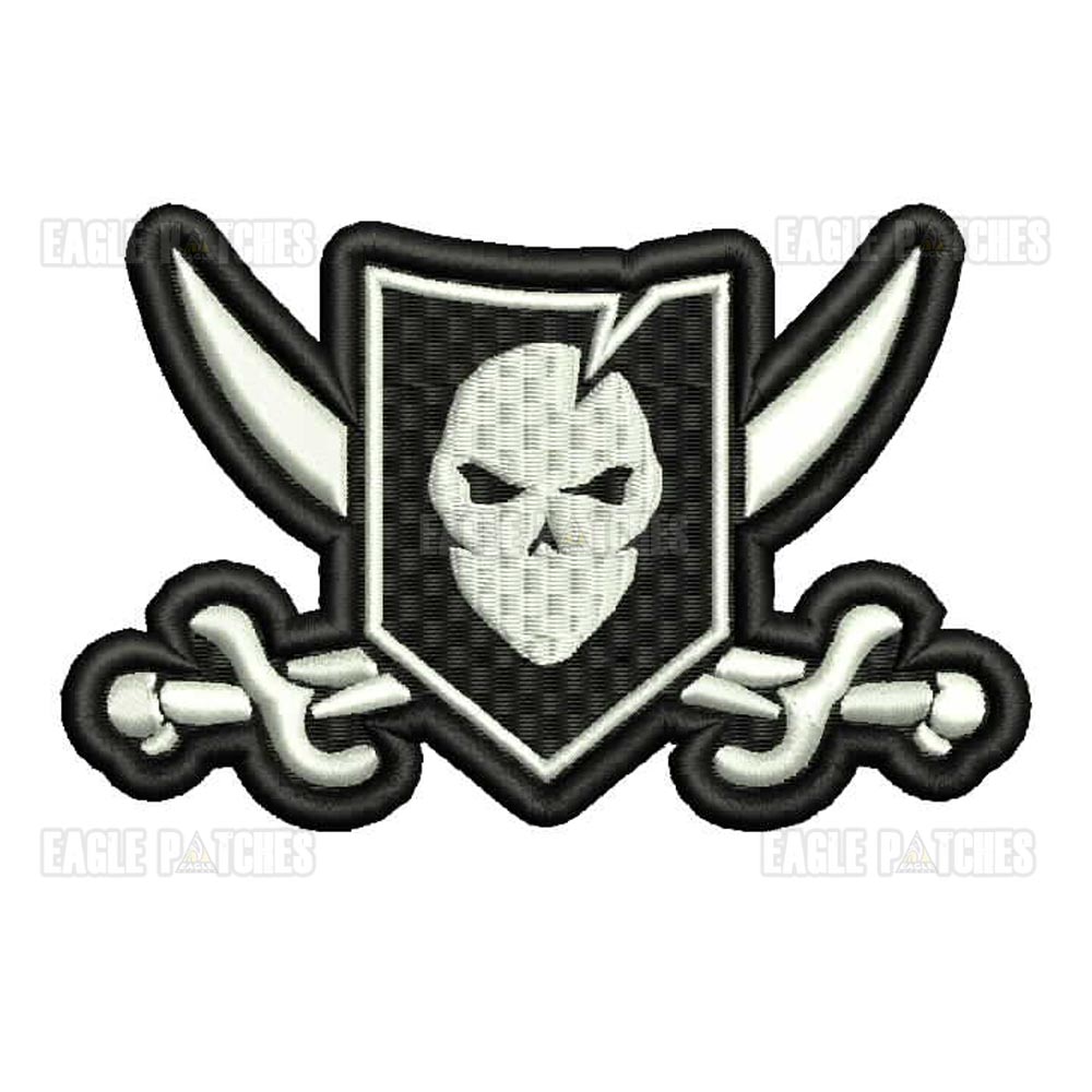 Patch Bordado Shied Skull