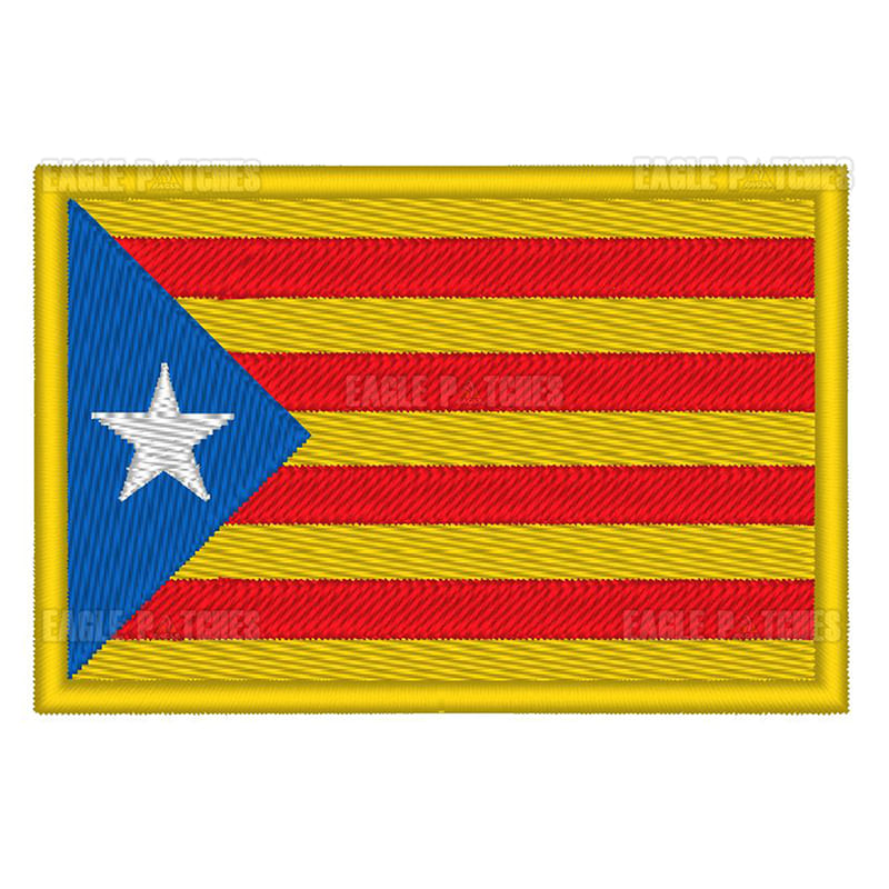 Patch Bordado Bandeira Catalunya/Catalunha