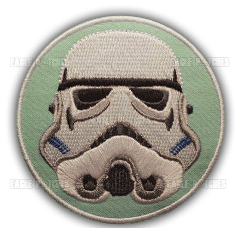 Patch Bordado Capacete Stormtrooper