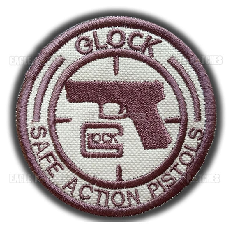 Patch Bordado Glock Safe Action