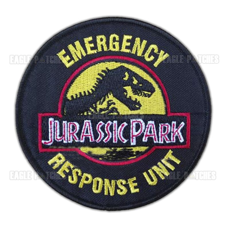 Patch Bordado Jurassic Park - Emergency