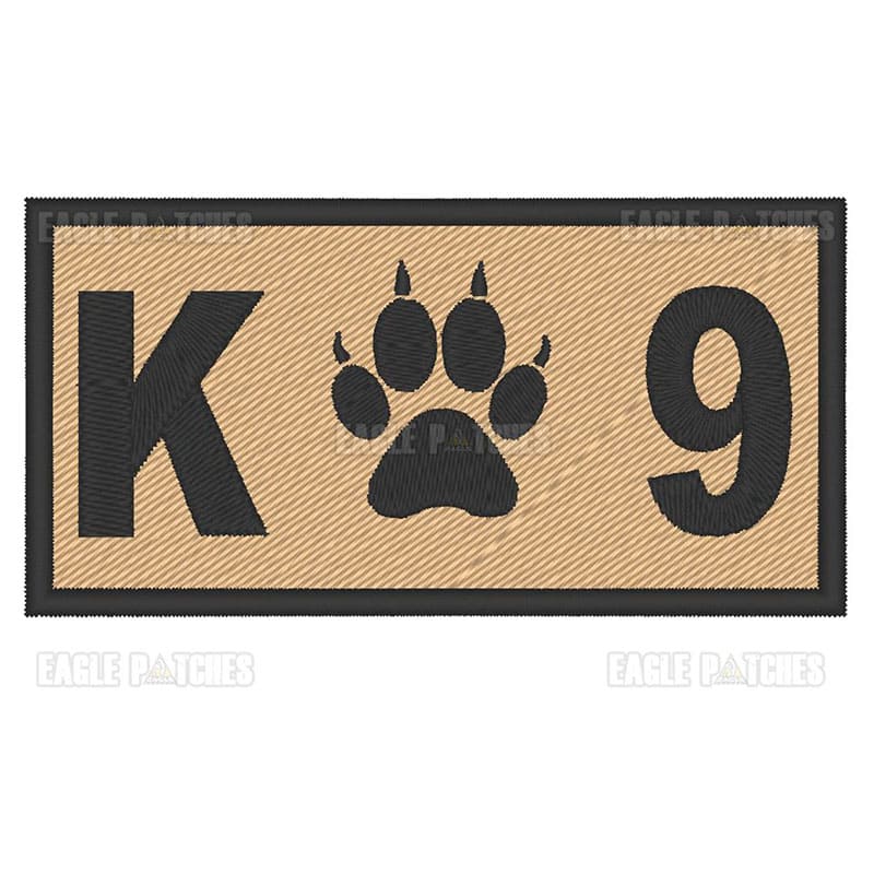 Patch Bordado K 9
