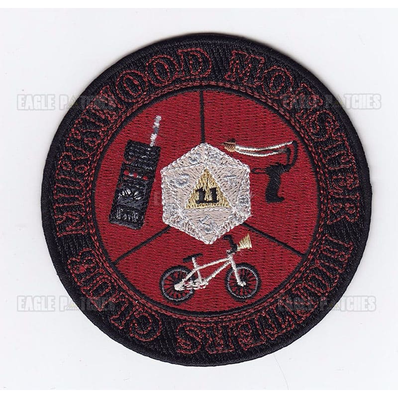 Patch bordado Stranger Things - Mirkwood Moster Hunters Club