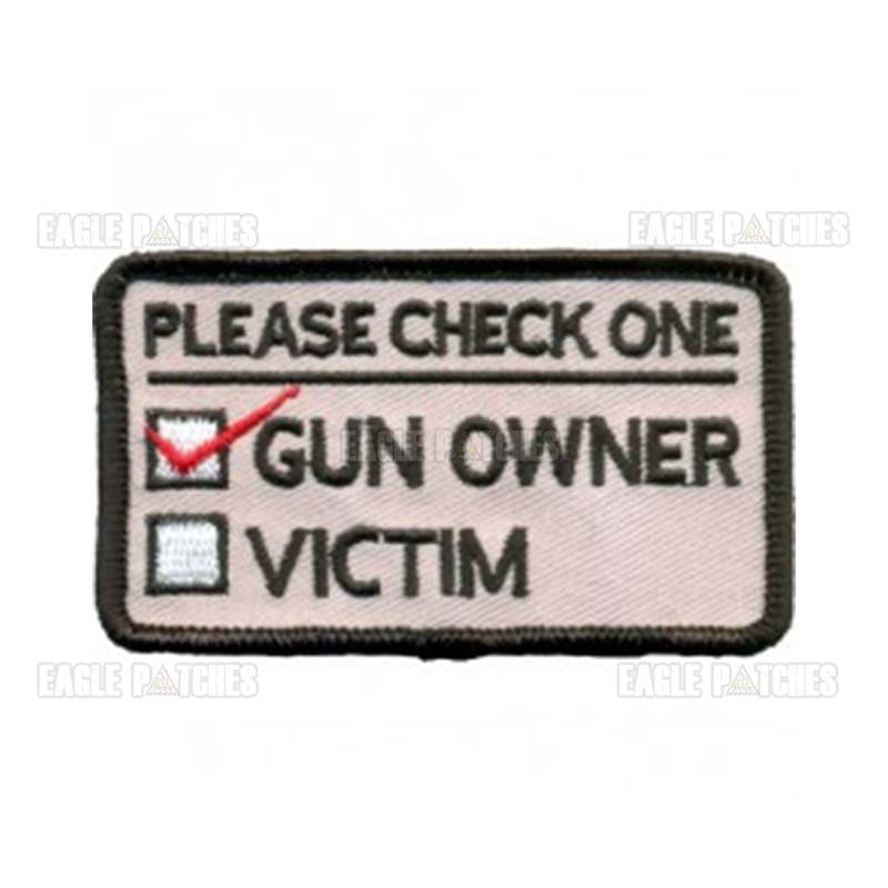 Patch Bordado Please Check One