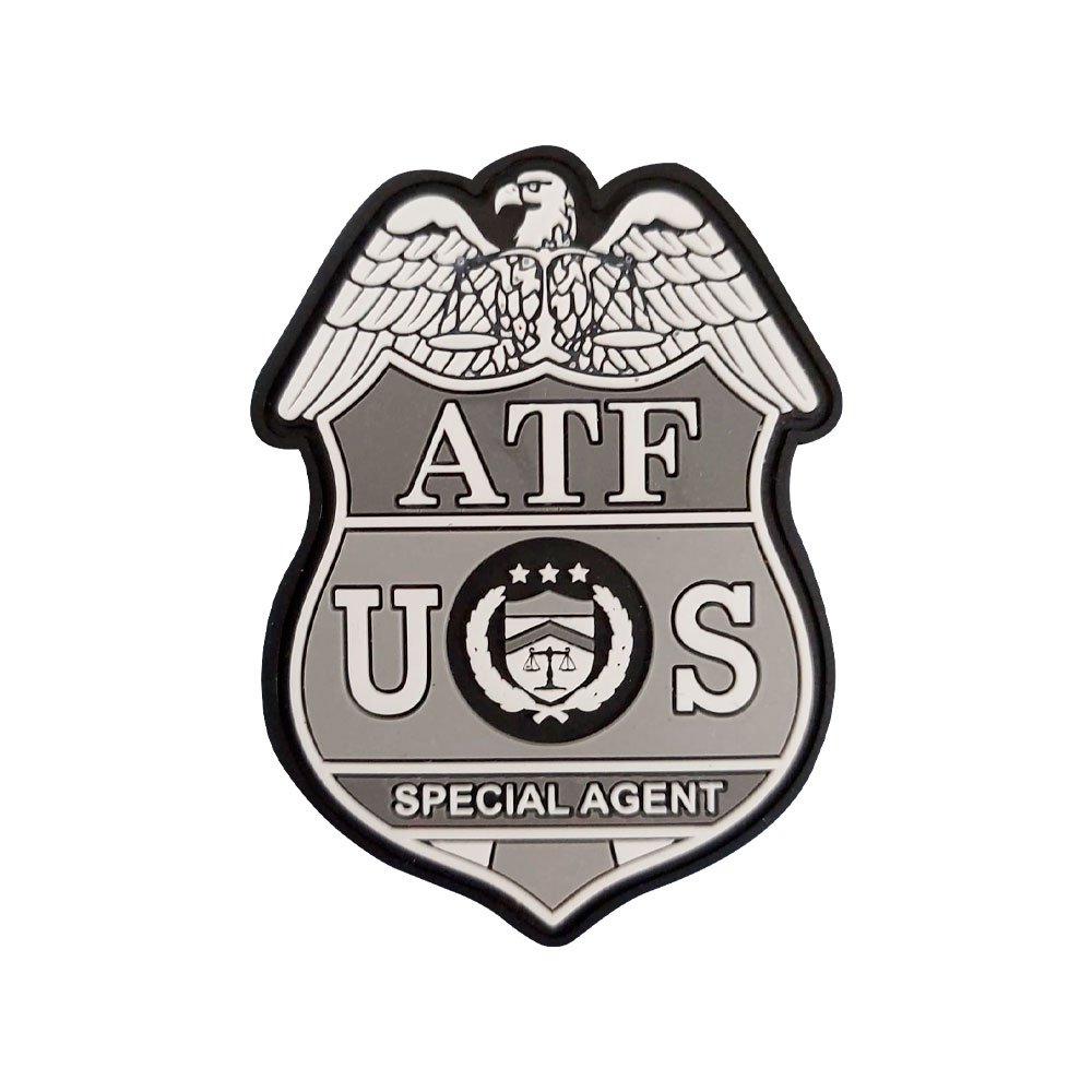Patch Emborrachado ATF US Special Agente