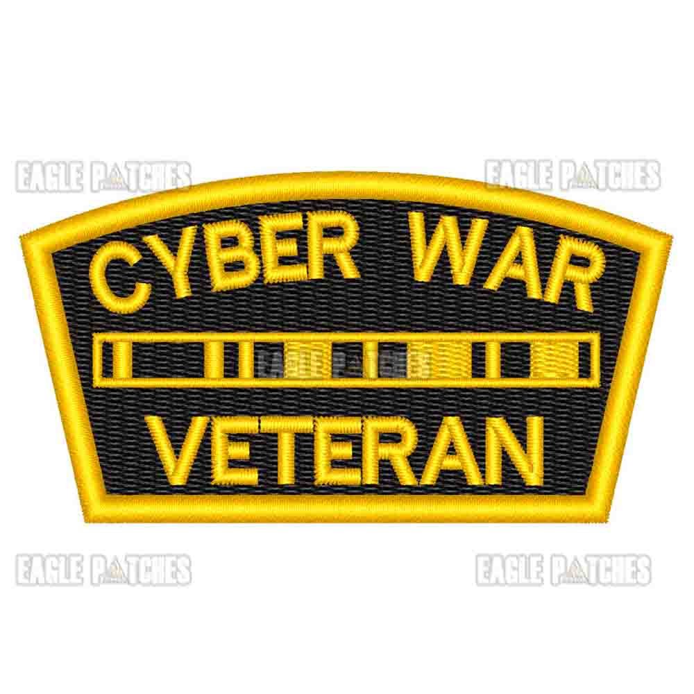 Patch Bordado CYBER WAR VETERAN