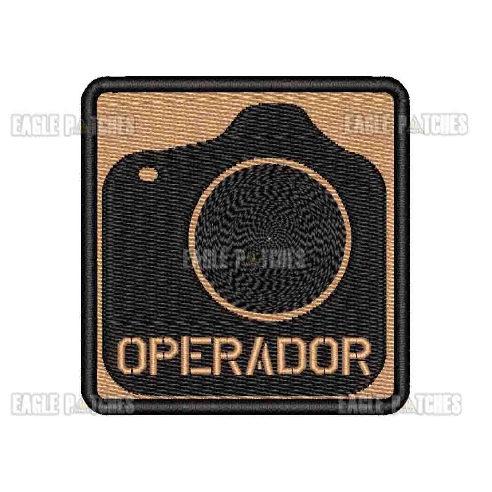 Patch Bordado Operator Photographer
