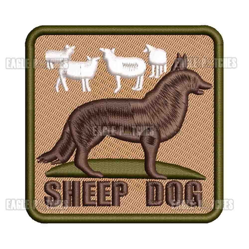 Patch Bordado Sheep Dog