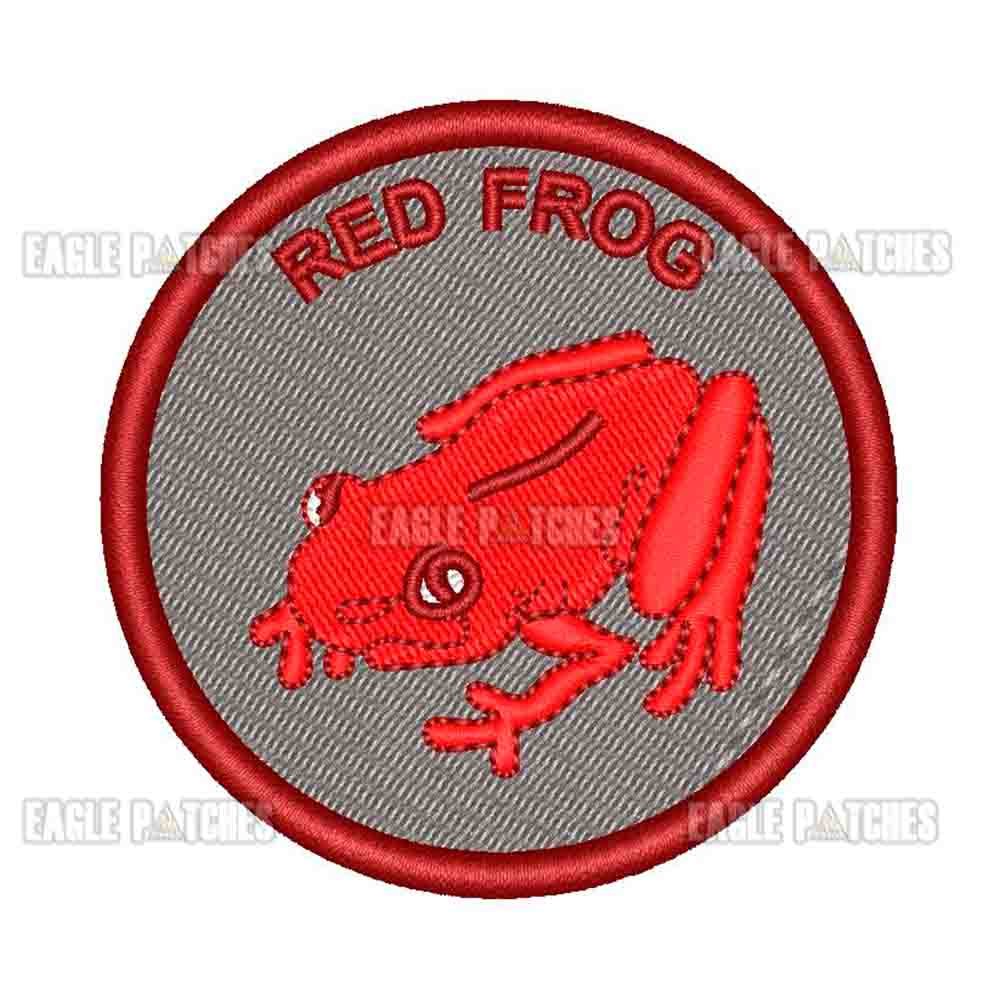 Patch Bordado Red Frog